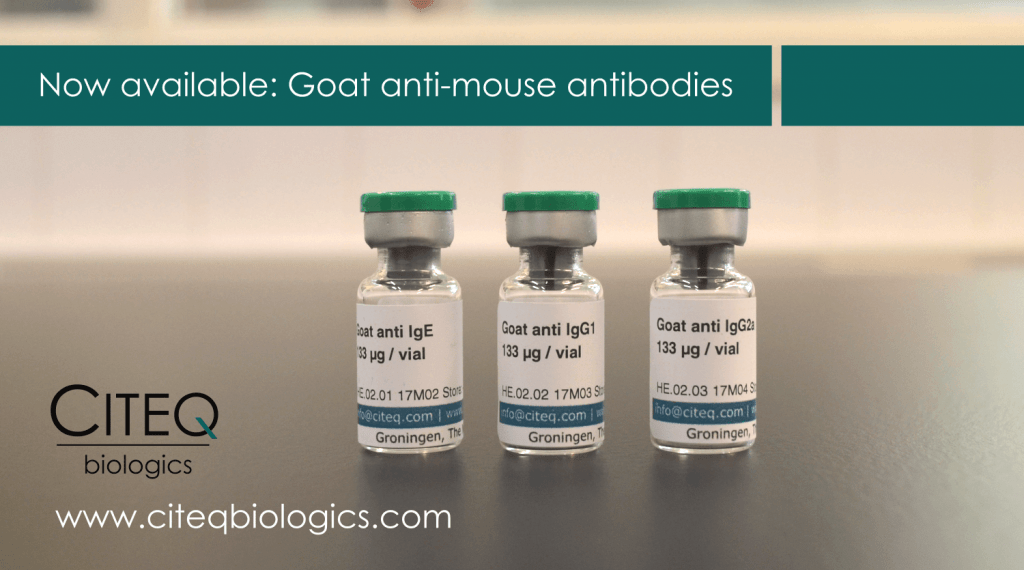 Goat anti-mouse antibodies - Citeq Biologics